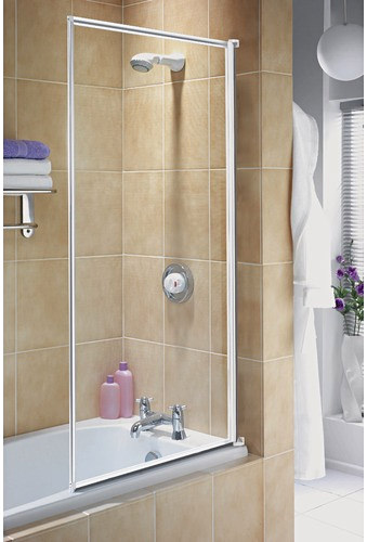 Aqualux Aqua 3 Fully Framed Bath Screen White Fs6456aqu