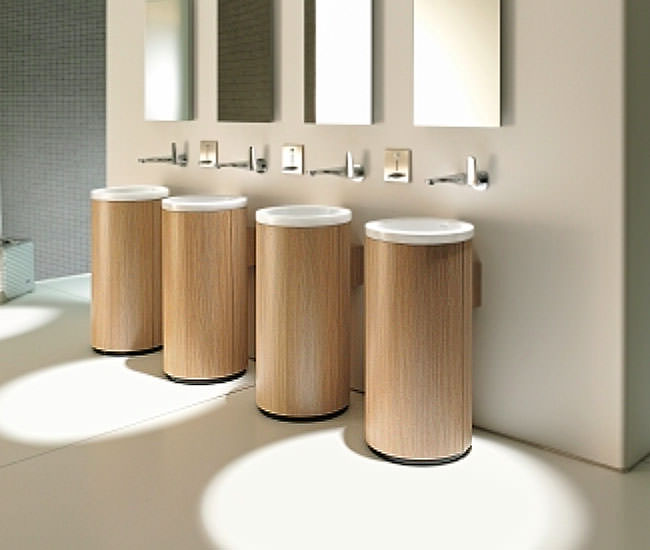 Onto Washbasin 430mm On Circular Vanity Unit 425mm - OT 6672 - 262943