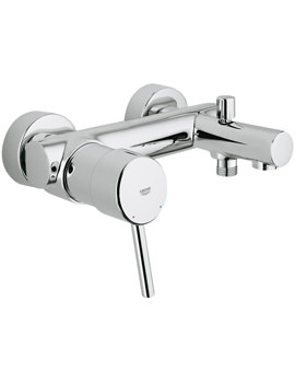 Grohe Concetto Wall Mounted Chrome Bath Spout With Mousseur - 13280001