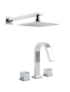 Aqualisa Midas 100 Thermostatic Bath Shower Mixer Tap With Kit | MD100BSM