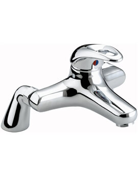 Bristan Java Deck Mounted Chrome Basin Mixer Tap