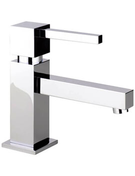 Deva Insignia Twine Lever Mono Chrome Basin Mixer Tap With Press Top Waste