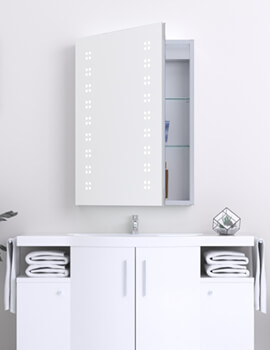 Roper Rhodes System Illuminated Double Door Mirror Cabinet - SYC060.
