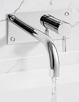 Crosswater MPRO Crosshead Wall Mounted 3 Hole Basin Mixer Tap