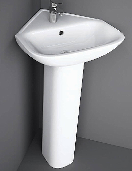 Basins for Corner Installation | Space-Saver Sinks | QS Bathroom Supplies