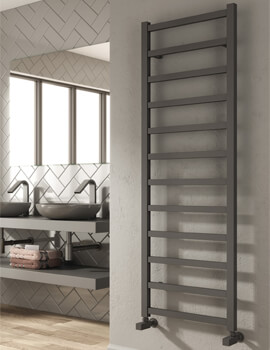 Reina Misa 530mm Wide Polished Stainless Steel Towel Radiator - RNS-MSA072.