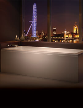Trojan Solarna 1700 x 750mm Single Ended Encapsulated Baseboard Bath ...